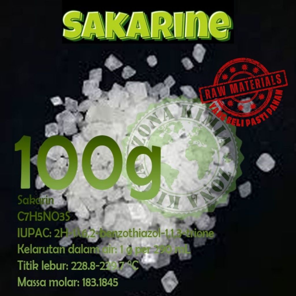 Jual Sodium Sakarin / saccharine (food Grade) / pemanis Makanan 100gram ...