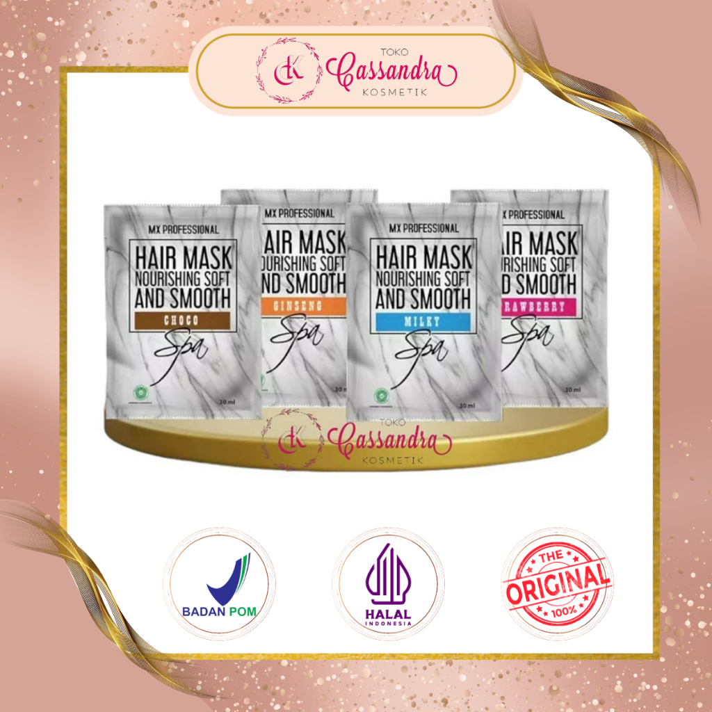 Jual MX PROFESSIONAL HAIR MASK SACHET 30ML | MASKER RAMBUT | Shopee ...