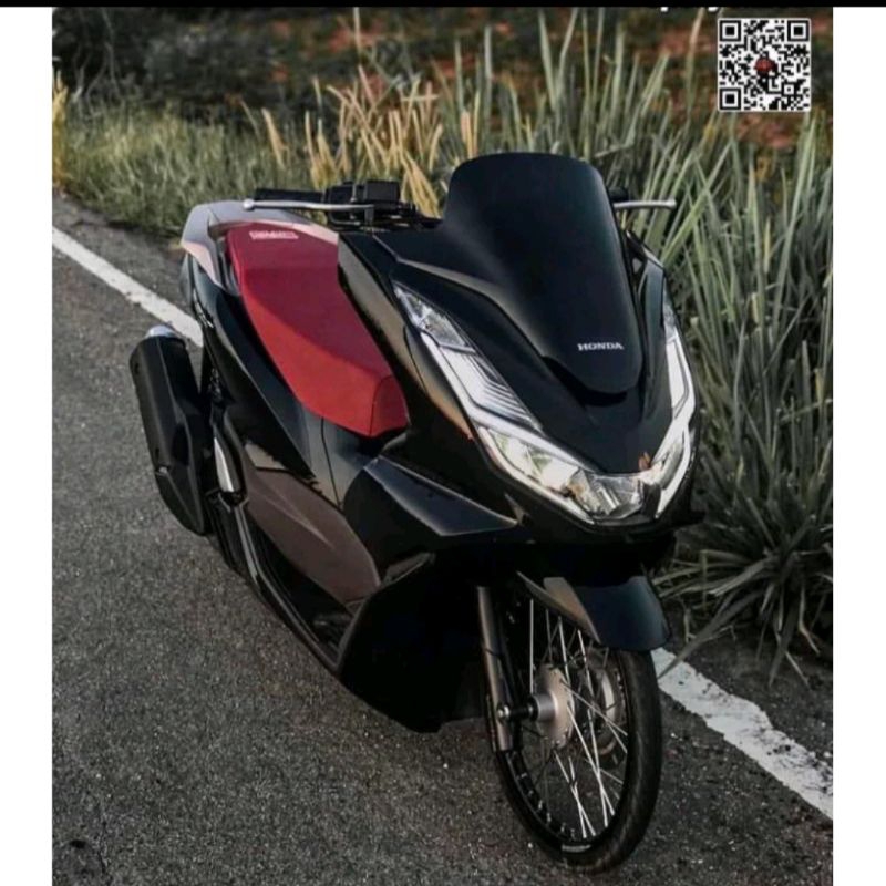Jual Visor PCX 160 + spion 100% presisi - windshield PCX 160 + spion ...