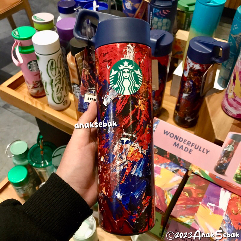 Jual Starbucks Stainless Straw Bottle Beyond The Horizon 20oz Hope ...