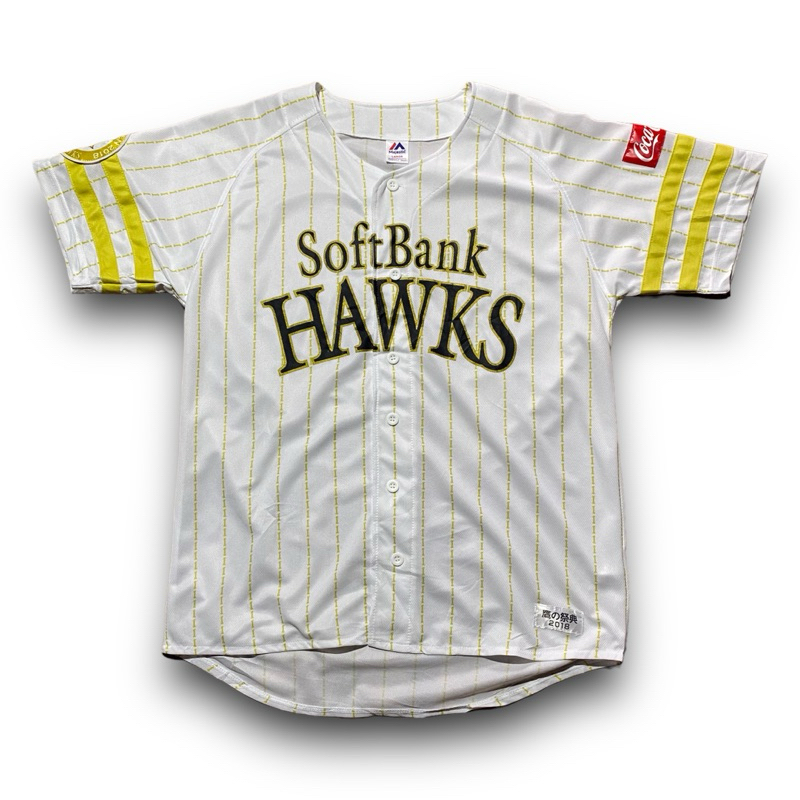 Jual Majestic Soft bank HAWKS 2018 Official Merchandise Jersey Baseball ...