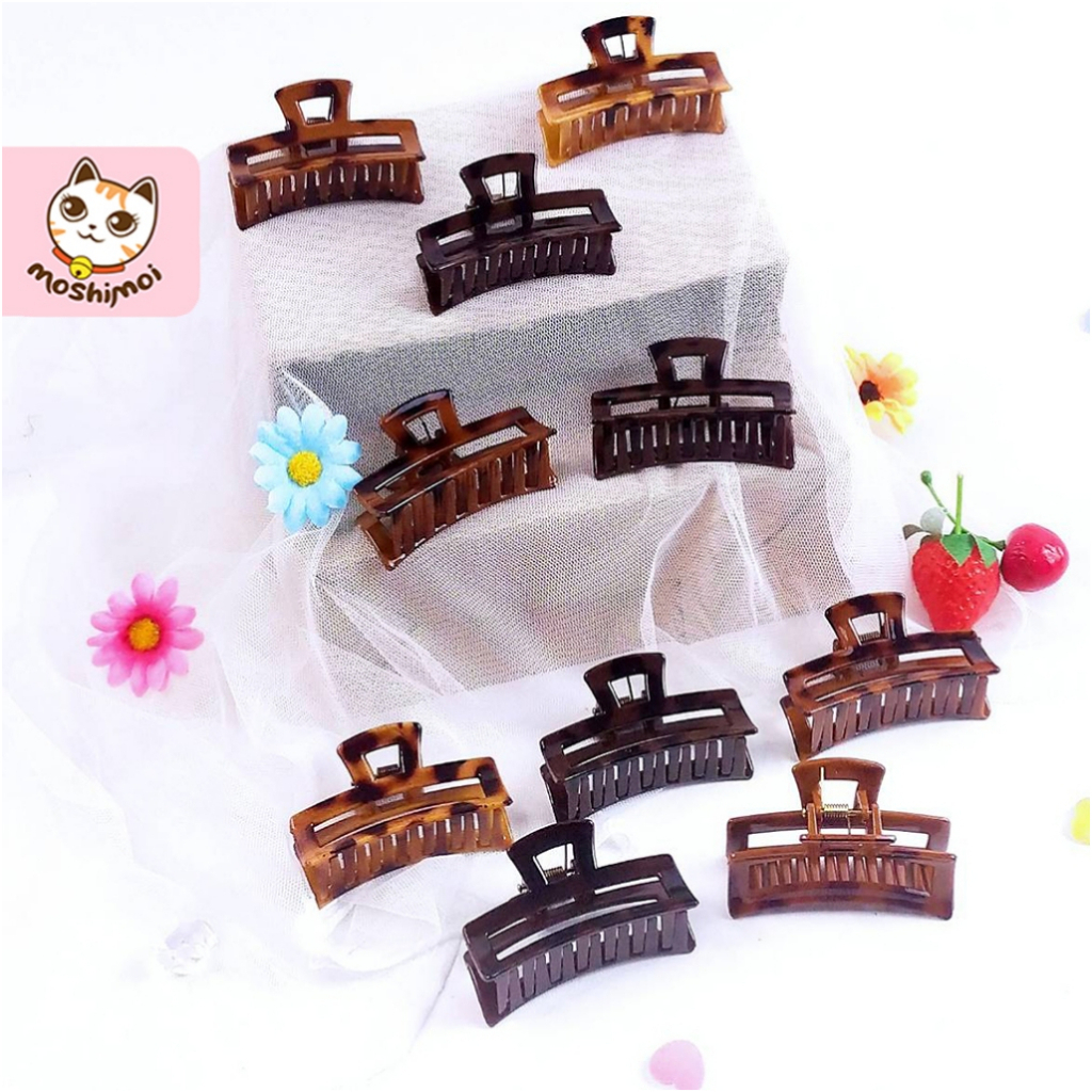 Jual Jedai Rambut Model Kotak / Jedai Persegi Bolong Motif kayu ...