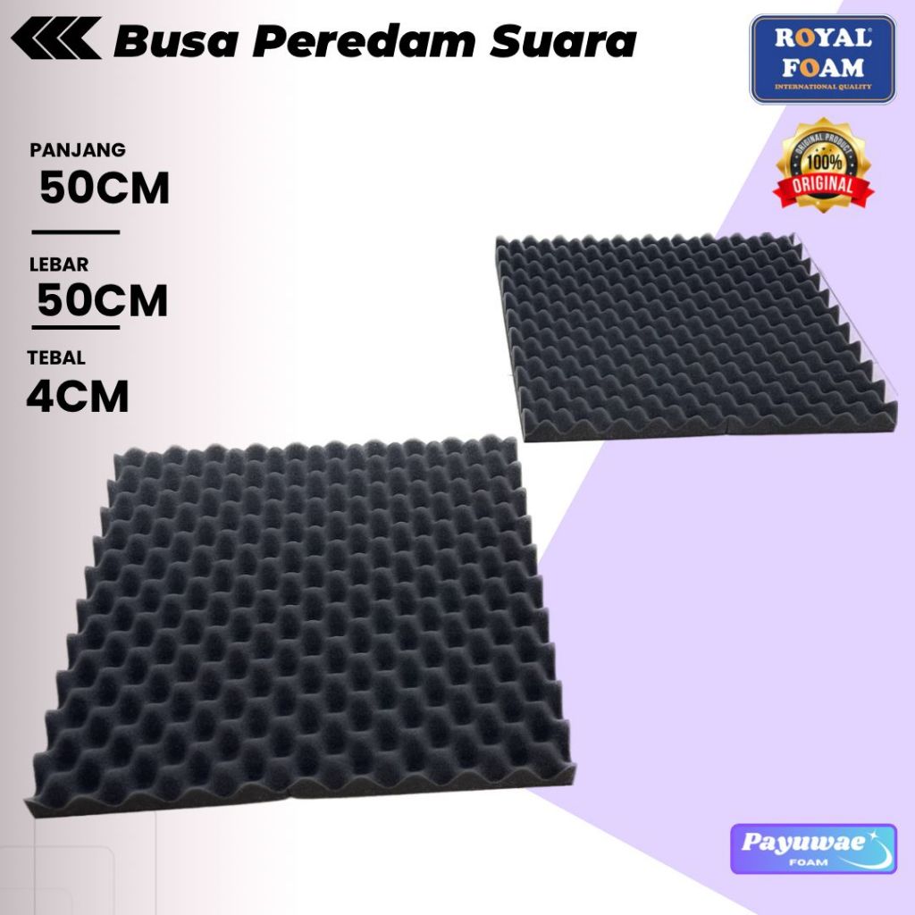 Jual BUSA PEREDAM SUARA RUANGAN 200X100X4CM DINDING KAMAR STUDIO MUSIK ...