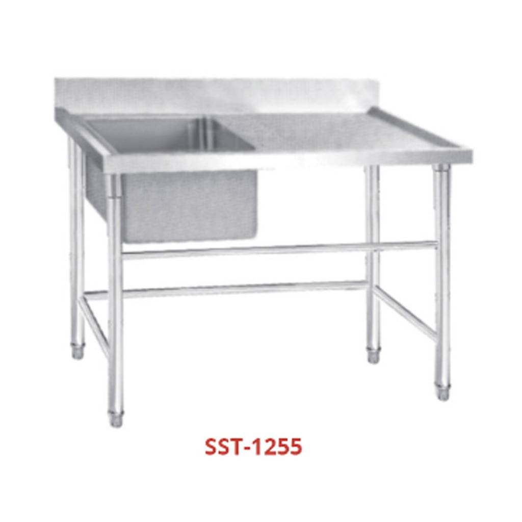 Jual GETRA SST-1255 Stainless Steel Sink Table / Meja Cuci Piring ...