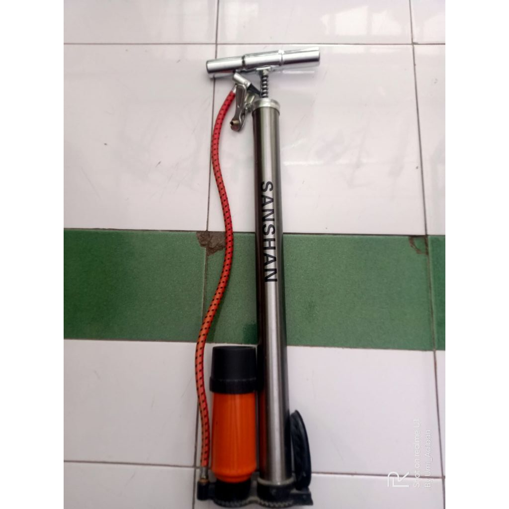Jual Pompa Ban Motor MEREK SANSHAN Pompa Sepeda Motor Kompa Angin Ban ...