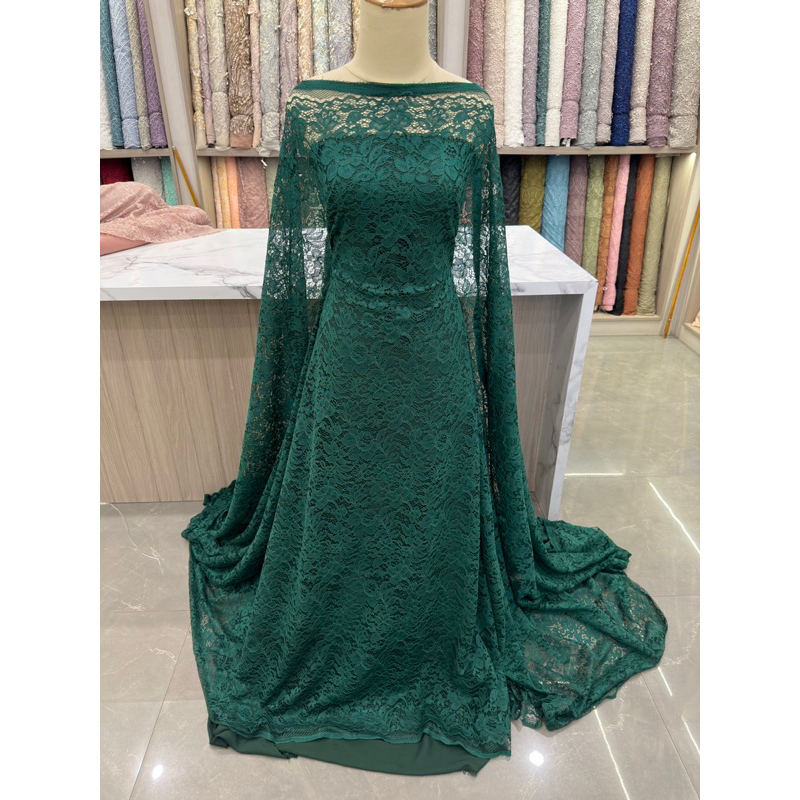 Jual Kain brokat lace / Kain brukat salur / Kain kebaya Nikita / bahan ...
