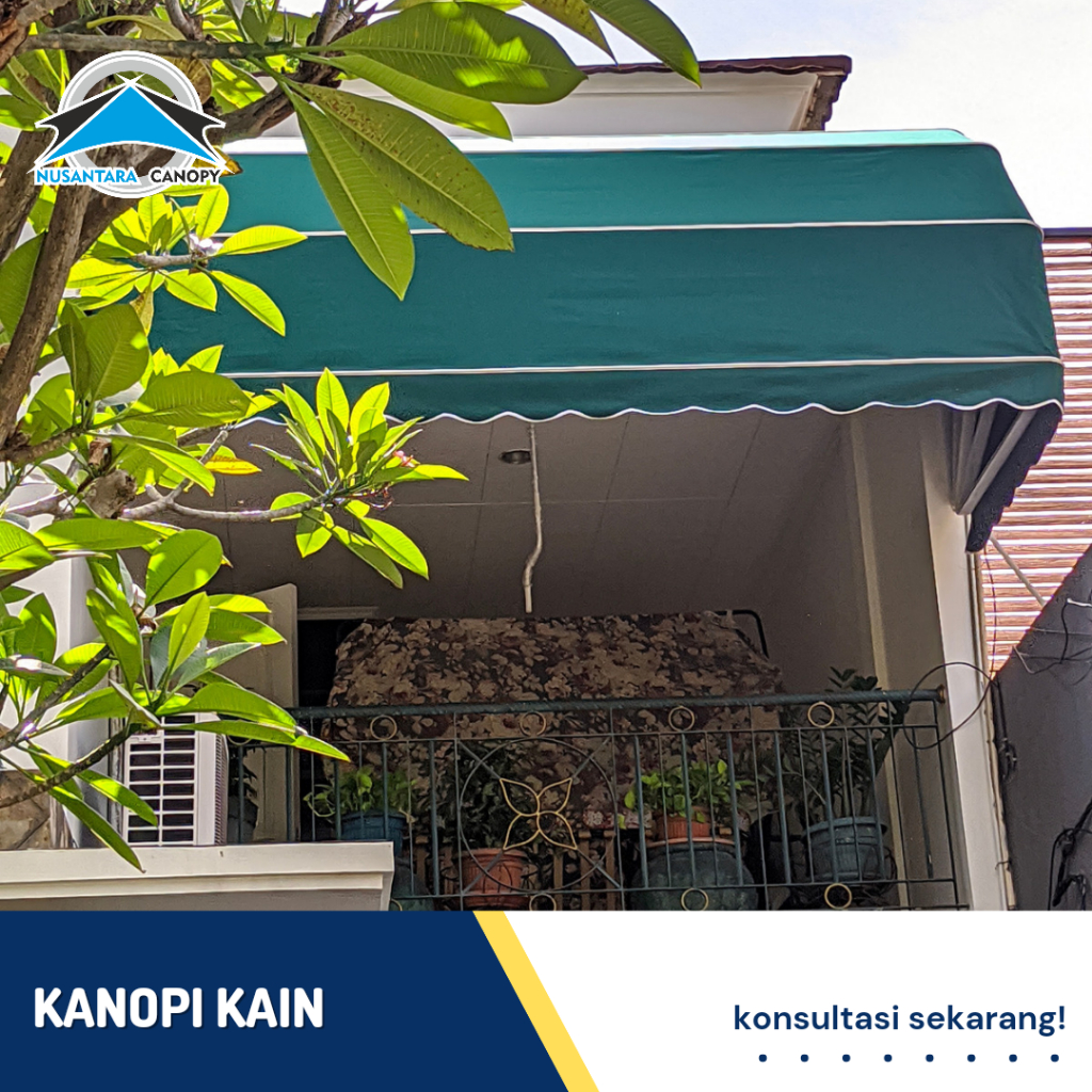Jual Kanopi Kain bergaransi - canopy kain awning jendela, balkon ...