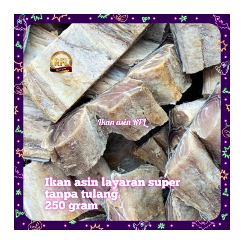 Jual ikan asin layaran super ( tanpa tulang ) 250gram | Shopee Indonesia