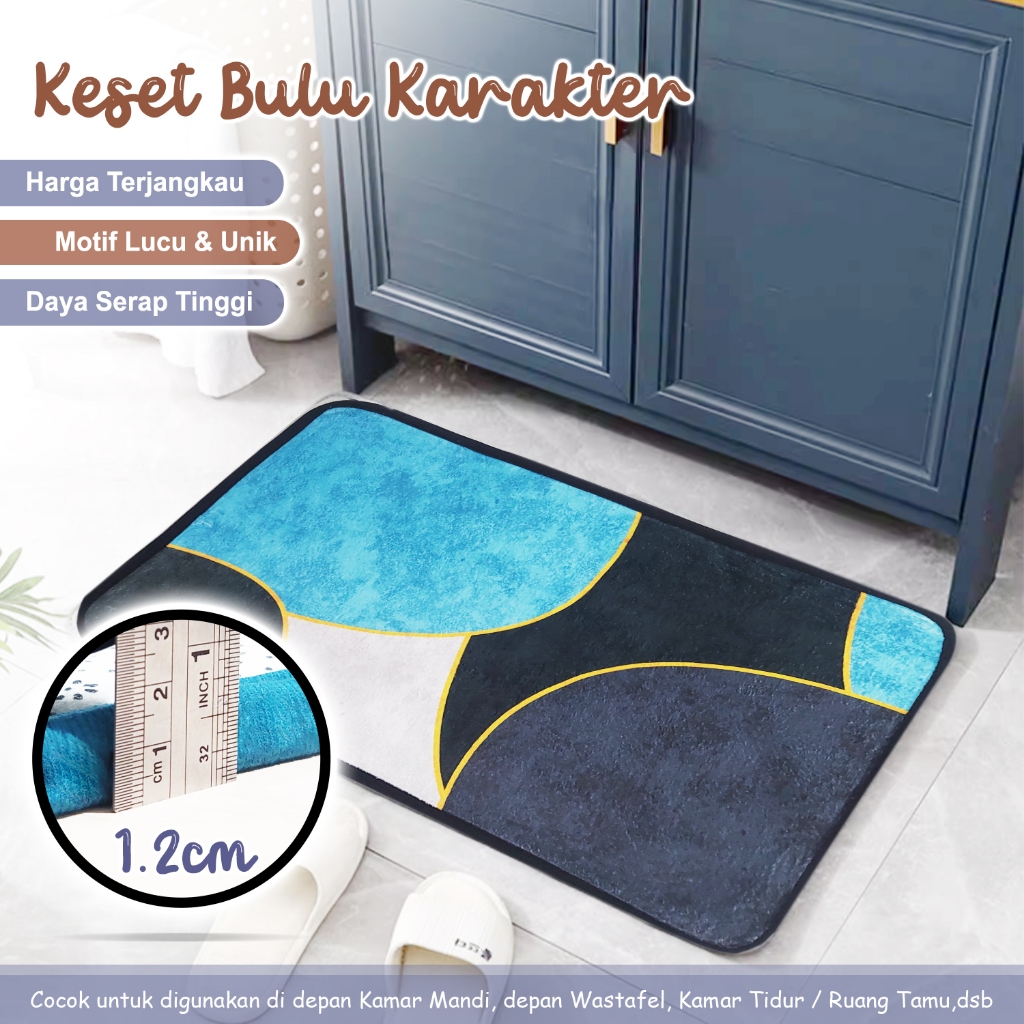 Jual Keset Kamar Mandi Persegi panjang / Keset Kaki Anti Bau Nyerap Air ...