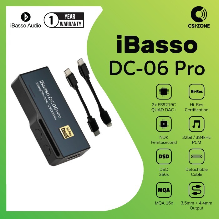 Jual iBasso DC06 Pro / DC-06 Pro Hi-Res Balanced Portable DAC / AMP ...