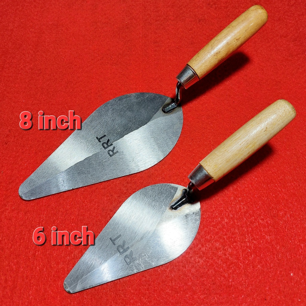 Jual Sendok Semen Licin 6 - 8 inchi Gagang Kayu | Shopee Indonesia