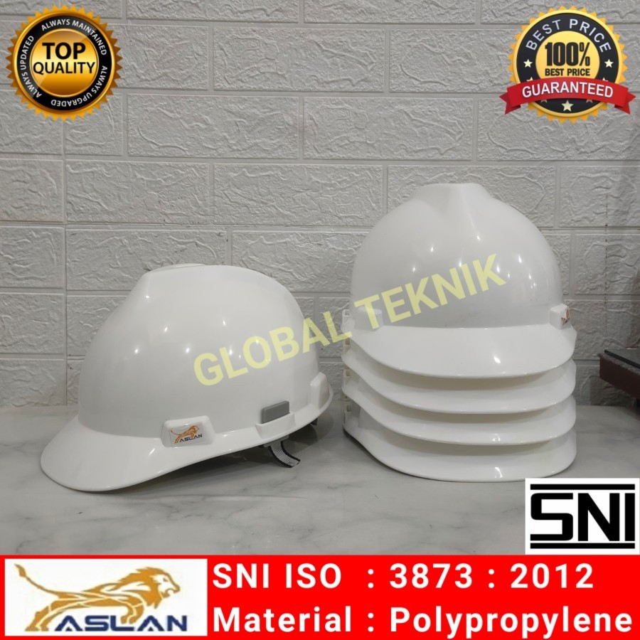 Jual HELM SAFETY ASLAN PROYEK Putih HELM HELEM PROYEK SAFETY PUTIH ...