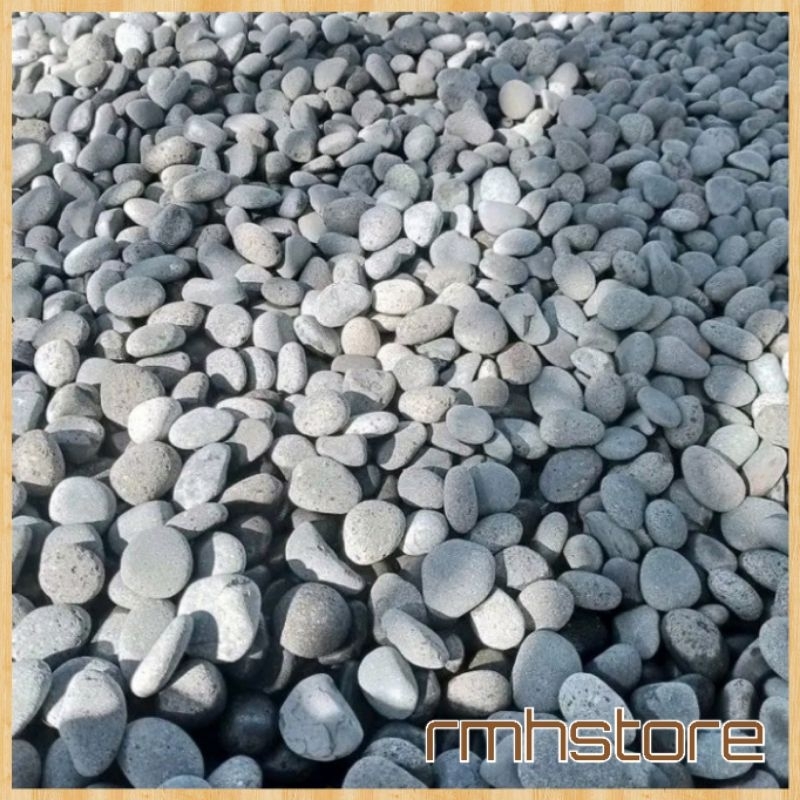 Jual Batu taman kerikil 500 gram Batu alam Ciliwung Bogor | Shopee ...