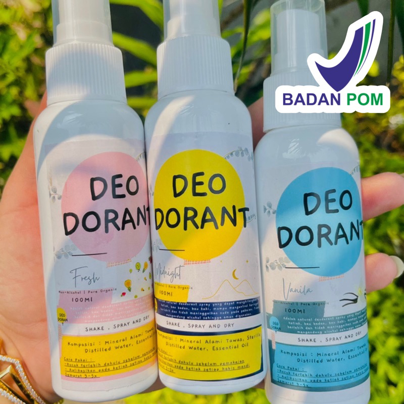 Jual DEODORANT TAWAS SPRAY ORIGINAL 100ml HERBAL NATURAL BIG SIZE ...