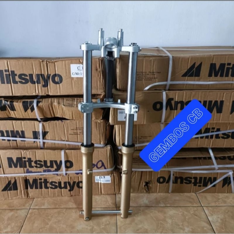 Jual shock skok depan assy NINJA R old gorila mos mitsuyo set raiser ...