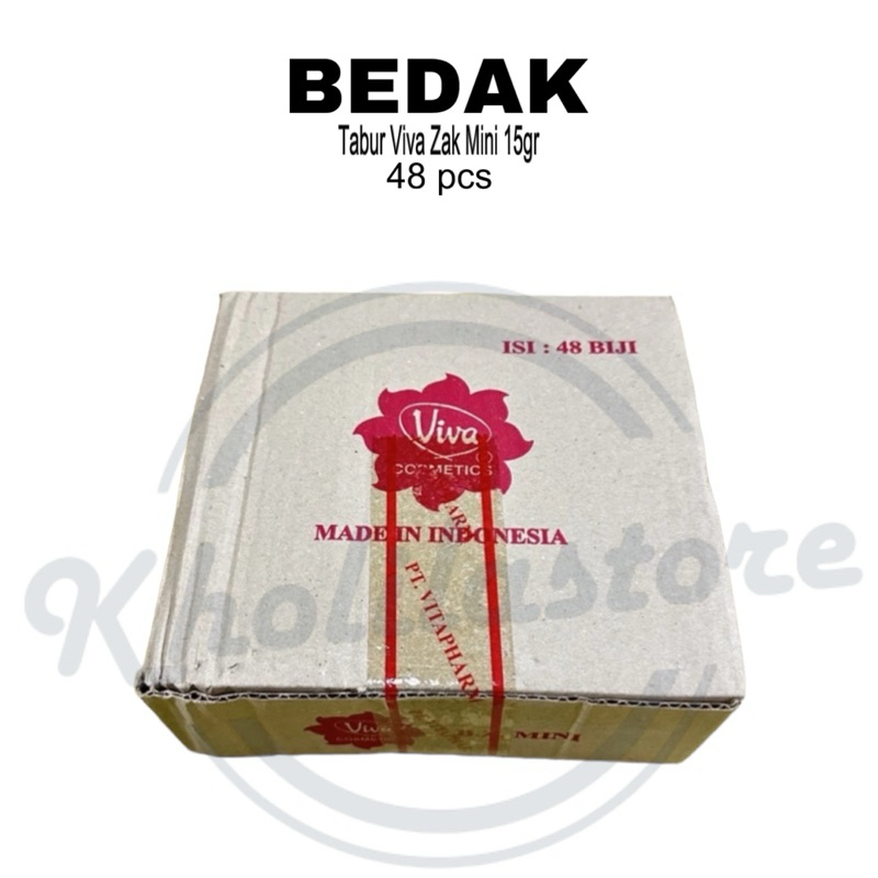 Jual (1 box) Viva Bedak Tabur Zak Mini Sachet 15gr | Shopee Indonesia
