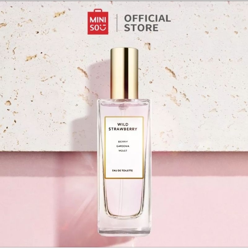 Jual Miniso Official Parfume isi 30mL Lady Perfume EDT Wild Strawberry ...