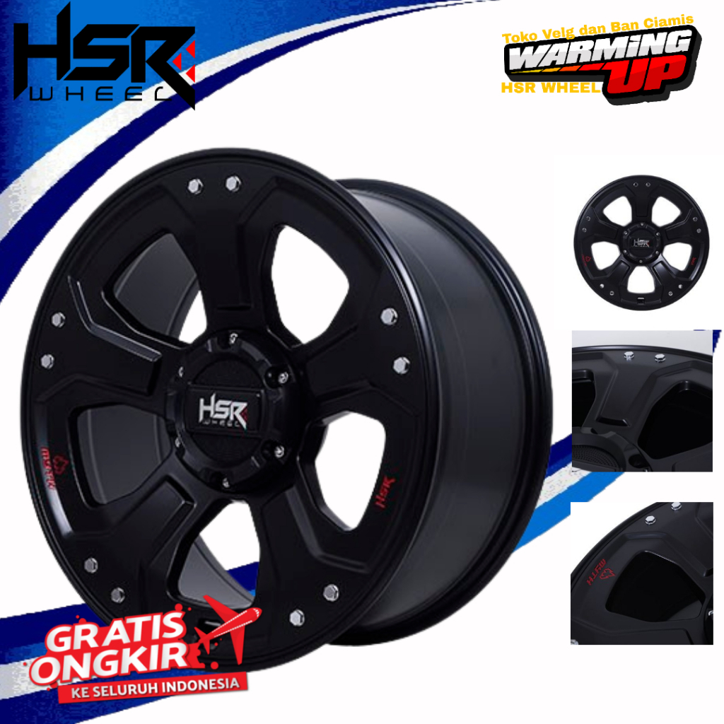 Jual Velg Mobil Pajero Ring 20 HSR Triton Ranger MYTH03 HSR R20X9 ...