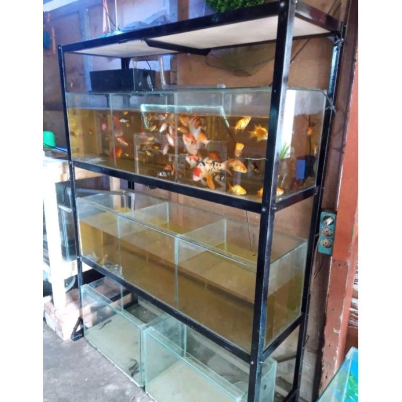 Jual Custom rak aquarium 3susun 120X120X40 | Shopee Indonesia