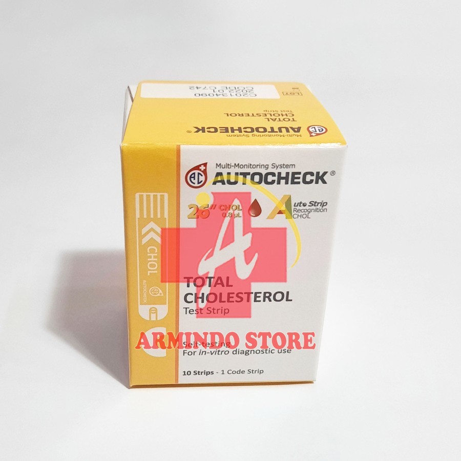 Jual Strip Autocheck Cholesterol | Strip Kolesterol | Test Strip ...