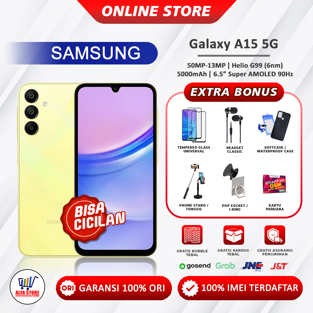 Jual Samsung A16 5g Ram 8 256gb A15 5g Ram 8 256gb Ram 6 128gb Garansi