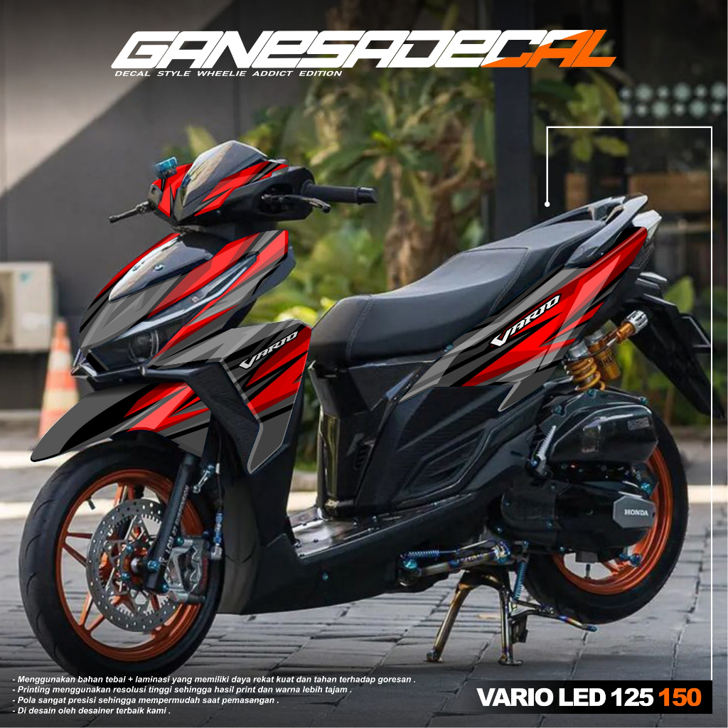 Jual Decal Stiker Vario LED 125 150 New Fullbody - Dekal Sticker Motor Honda Vario LED 125 150 ...