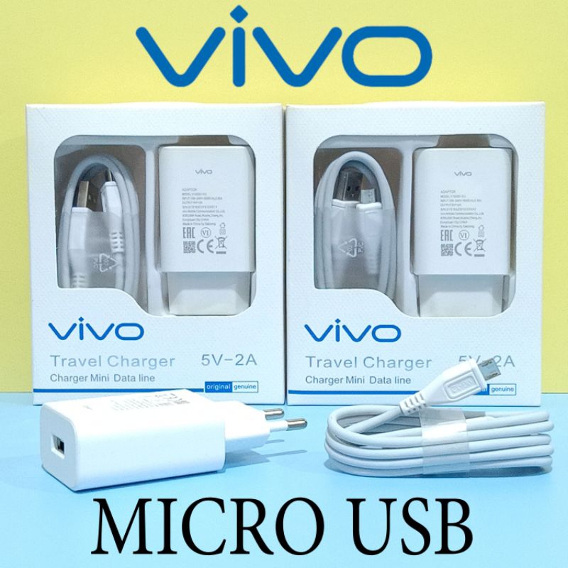 Jual Charger Casan Cas VIVO Y91 Y91C Y93 ORIGINAL FAST CHARGING MICRO ...