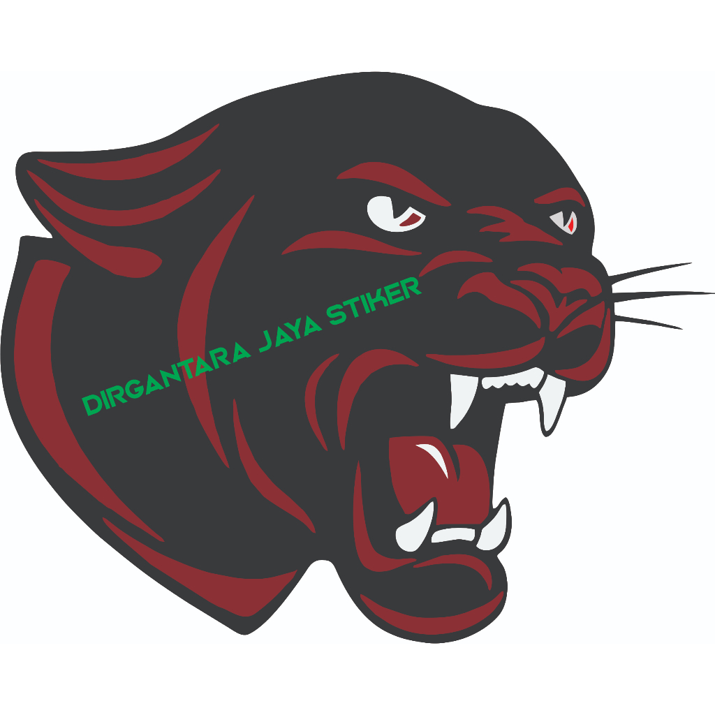 Jual STIKER PANTHER STIKER KEPALA PANTHER STIKER MOBIL KEPALA SINGA ...