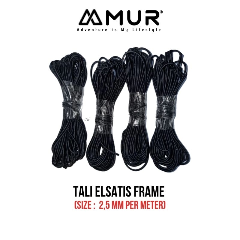 Jual Tali Elastis Frame Tenda 3 mm per Meter | Shopee Indonesia