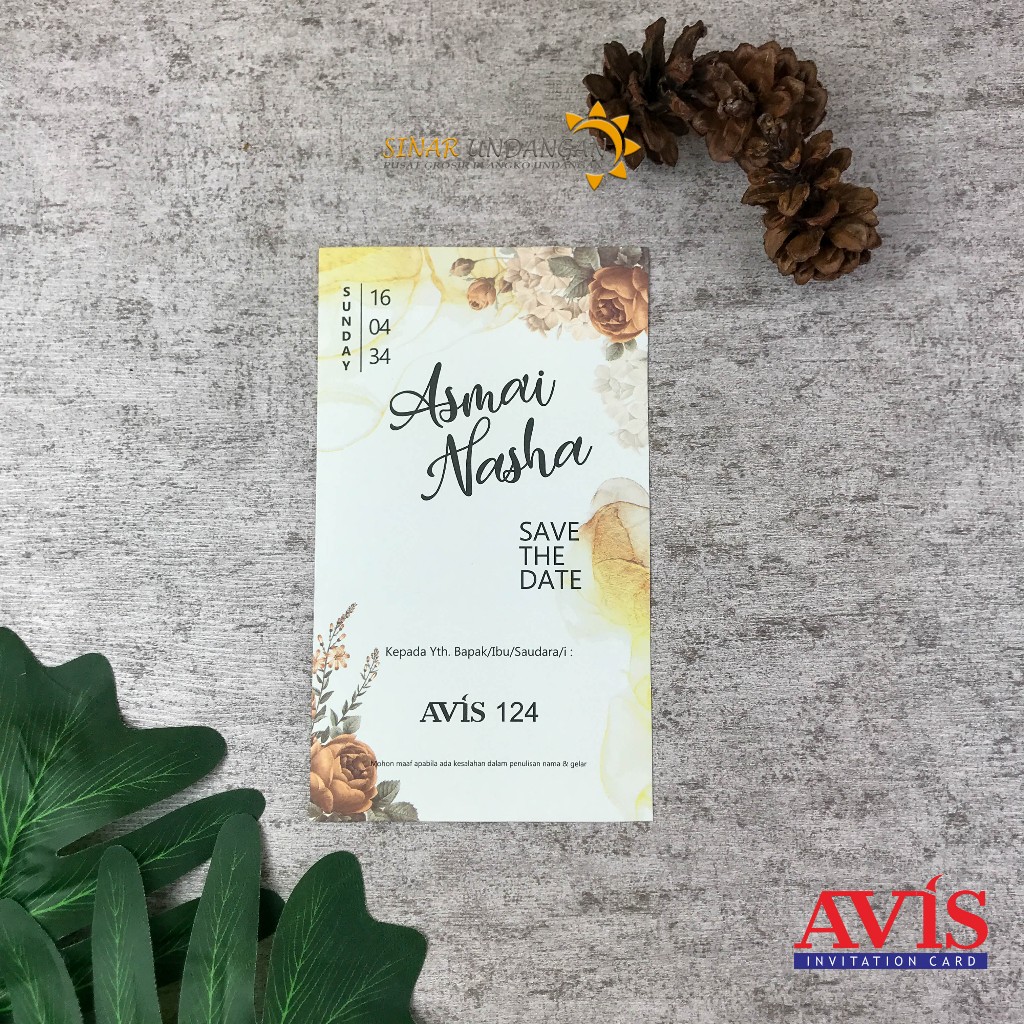 Jual Blangko Undangan Pernikahan Avis 124 Termurah | Shopee Indonesia