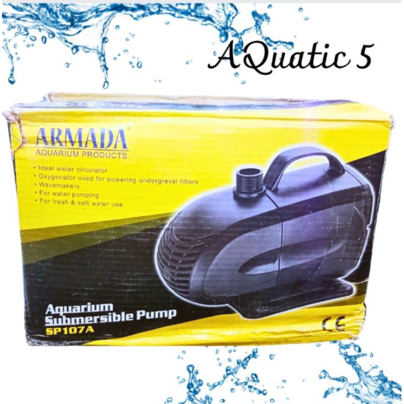 Jual ARMADA SP 107A Submersible pump Pompa aquarium kolam airmancur ...