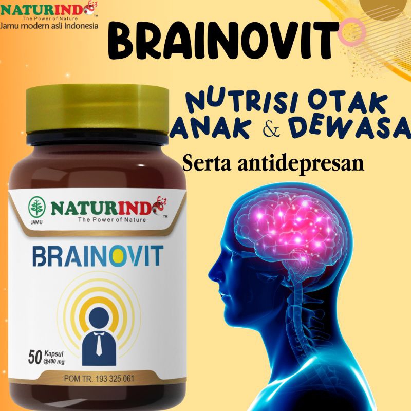 Jual Naturindo Brainovit Brainofit Obat Herbal Suplemen Nutrisi Otak ...