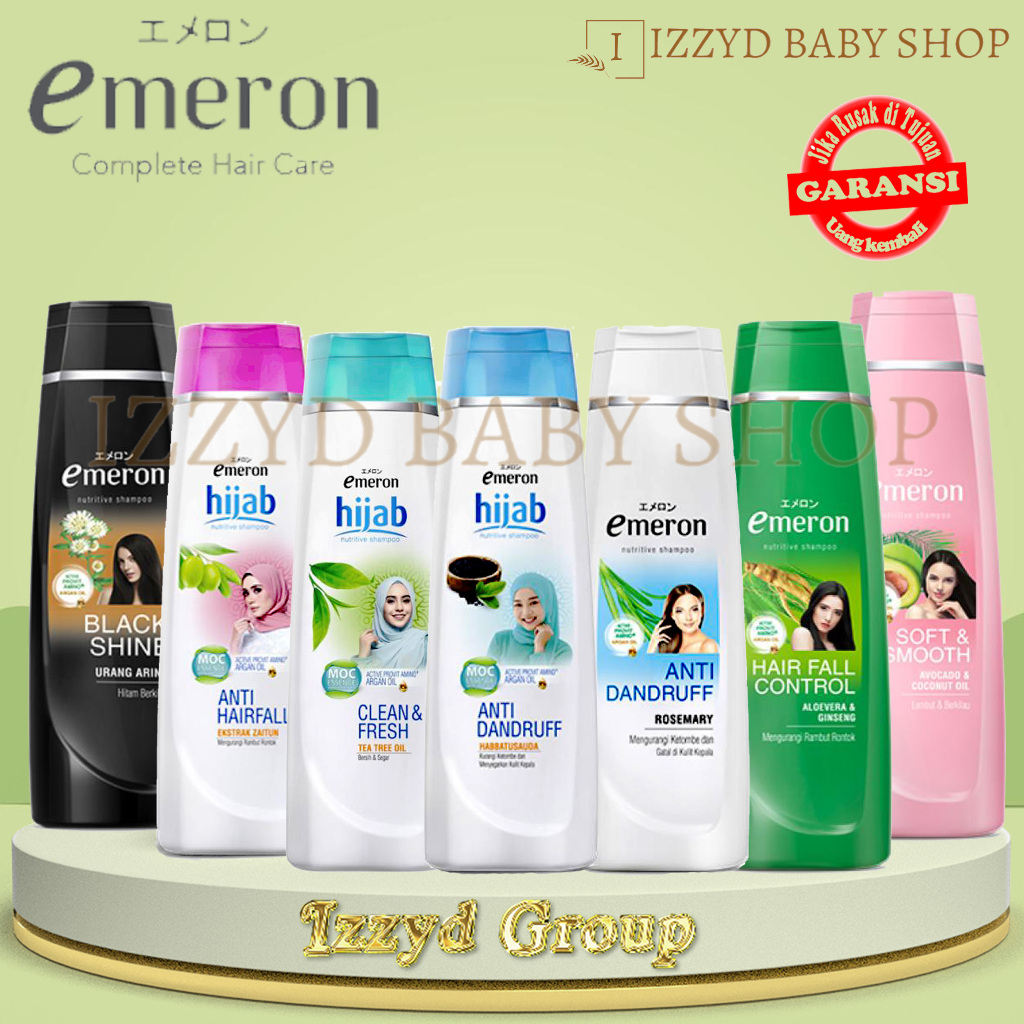 Jual Emeron shampoo hijab clean & fresh soft & smooth hijab anti hair ...