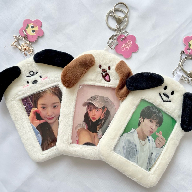 Jual Puppy Plush Card Holder Photocard PC Korea Kartu Dog | Shopee ...