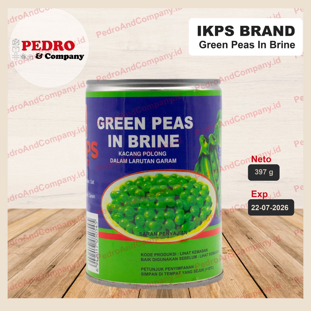 Jual IKPS green peas 397 gram - kacang polong dalam garam kaleng ...