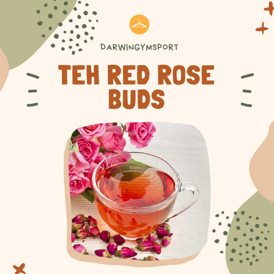Jual TEH KUNCUP BUNGA MAWAR / RED ROSE BUDS FLOWER TEA 50G ...