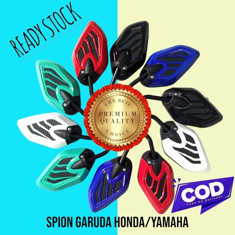 Jual Spion Motor / Kaca Spion Model Garuda Universal PNP untuk Semua ...