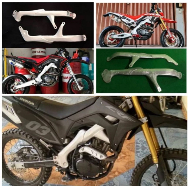 Jual DELTA BOX CRF 150 KLX 150 Bahan ALMUNIUM Kanan Kiri Body Klx dan ...