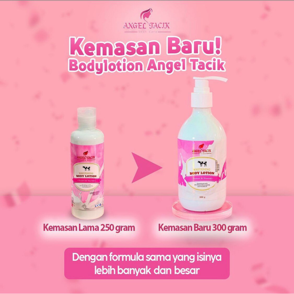 Jual KUMARA STORE - ANGEL TACIK HANDBODY LOTION BPOM ORIGINAL 300ML ...