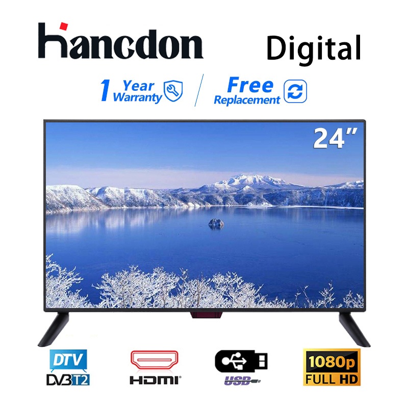 Jual 【Toko Lokal】Hancdon Smart TV 24"Inch HD LED Extra Slim Television ...