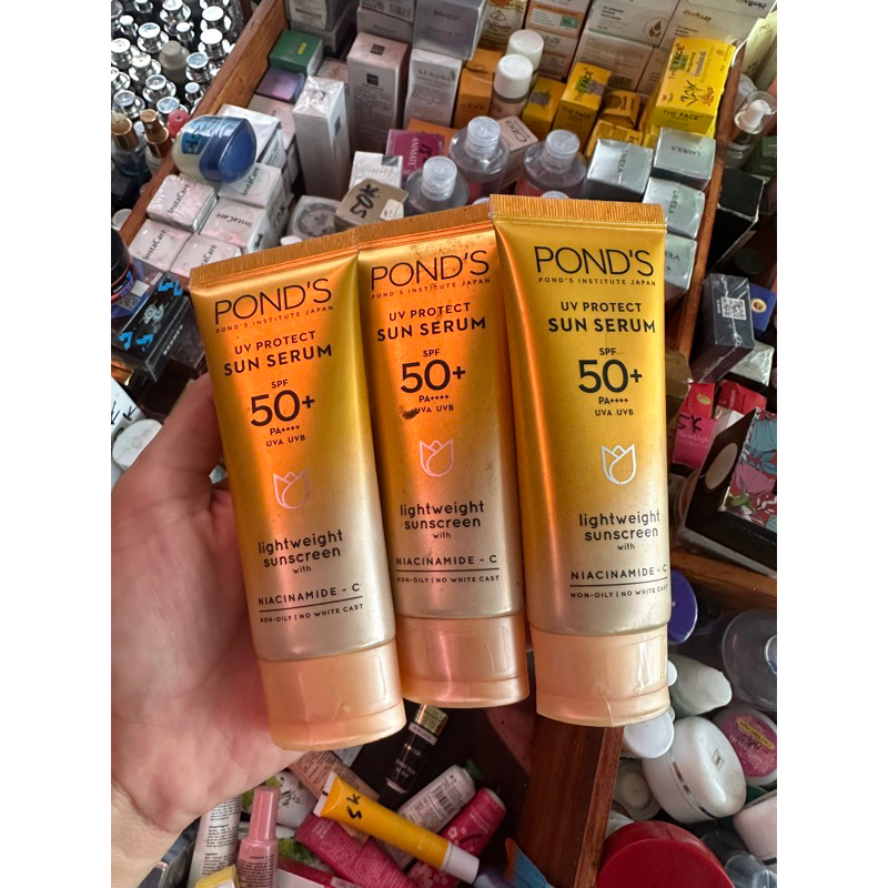 Jual PONDS uv protect sun screen serum SPF 50 ++ 30g | Shopee Indonesia