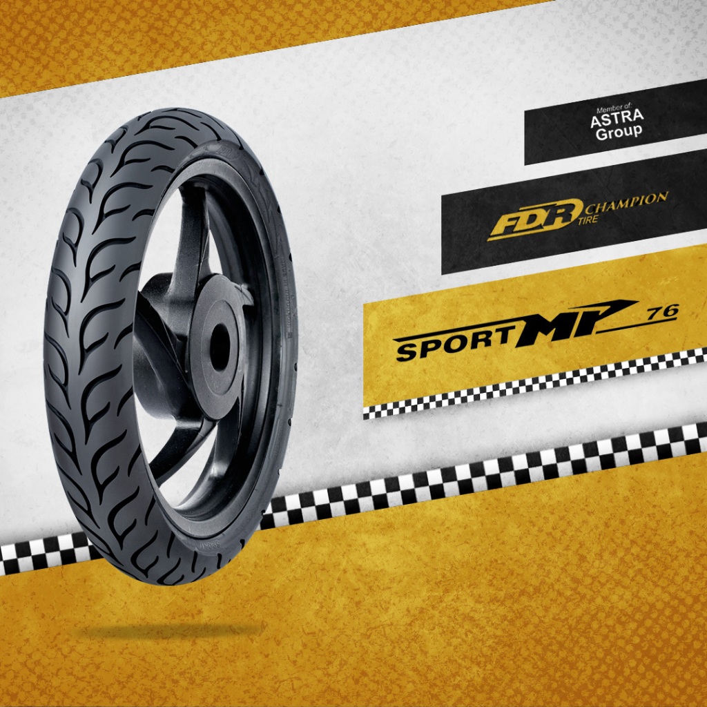Jual FDR TL SPORT MP76 Ring 14 dan 17 Ban Motor "TUBELESS" RACING TIRE ...