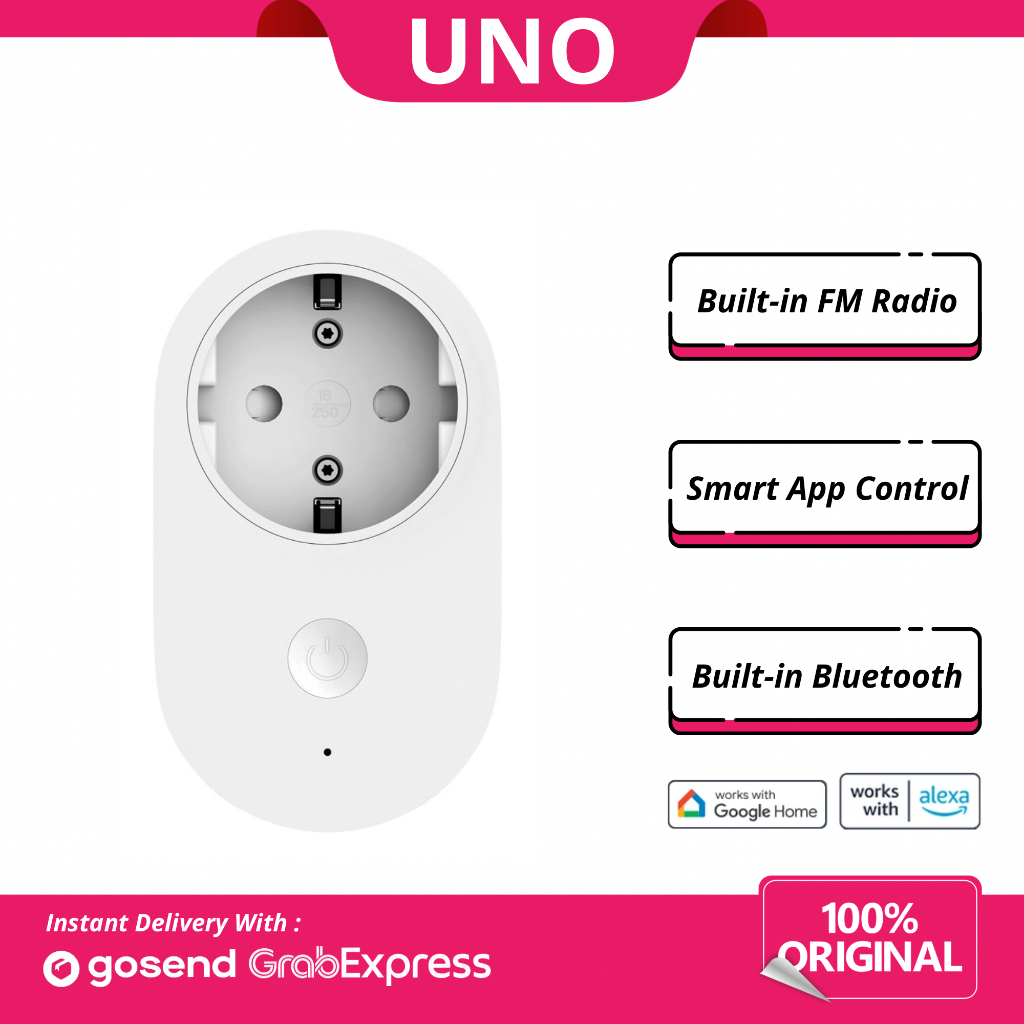 Jual Mijia Smart Wi-Fi Plug Socket Colokan Stop Kontak Terminal ...