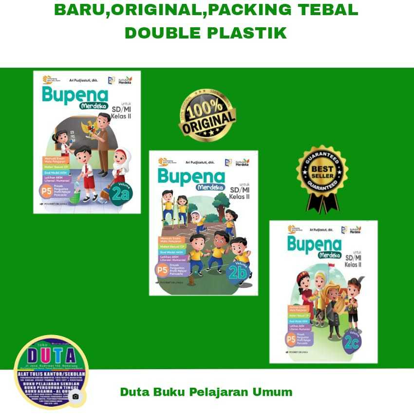 Jual Buku BUPENA Jilid 2C dan 2D Kelas 2 SD Semester 2 Edisi Revisi ...