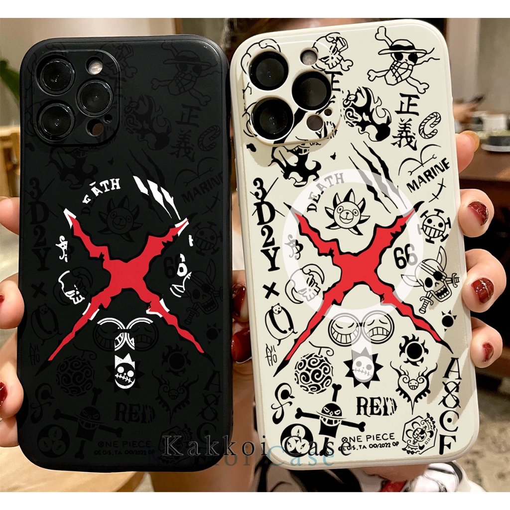 Jual Case For iPhone 15 Pro Max Plus Mini One Piece Mugiwara Luffy ...