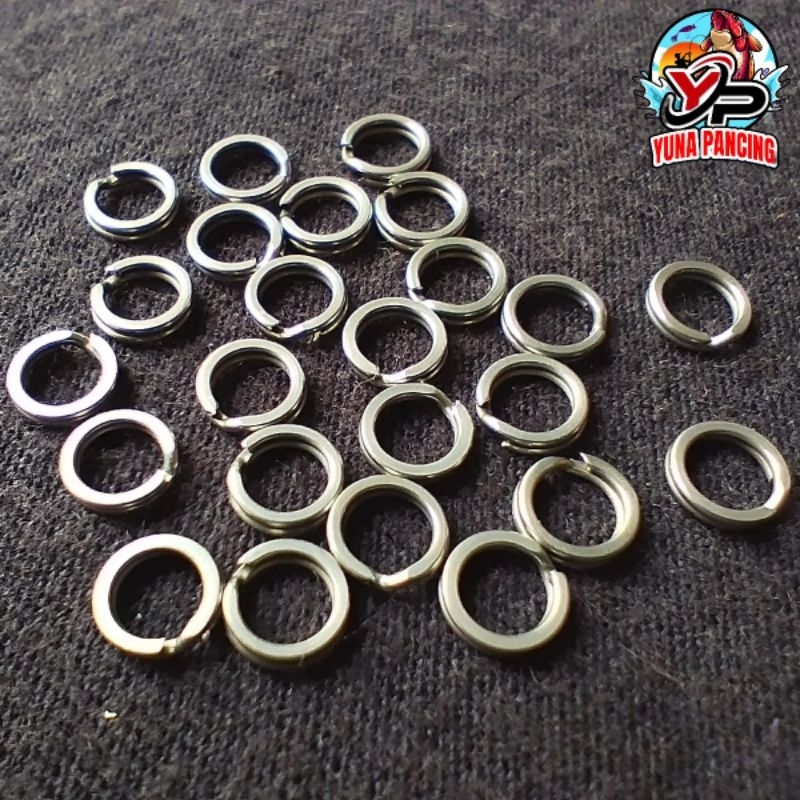 Jual SPLIT RING PIPIH PRESS HD FLATTED 50PCS | Shopee Indonesia