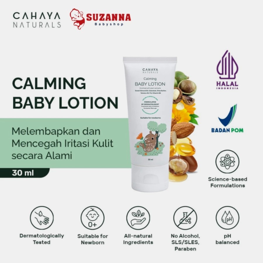 Jual CAHAYA Naturals Calming Baby Lotion 30ml ( Sensitive skin ...