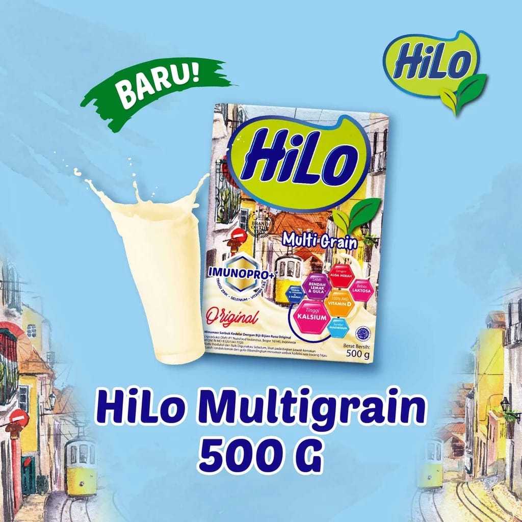 Jual Hilo Multigrain Original 500 gr - Susu Bebas Laktosa, ASI Booster ...