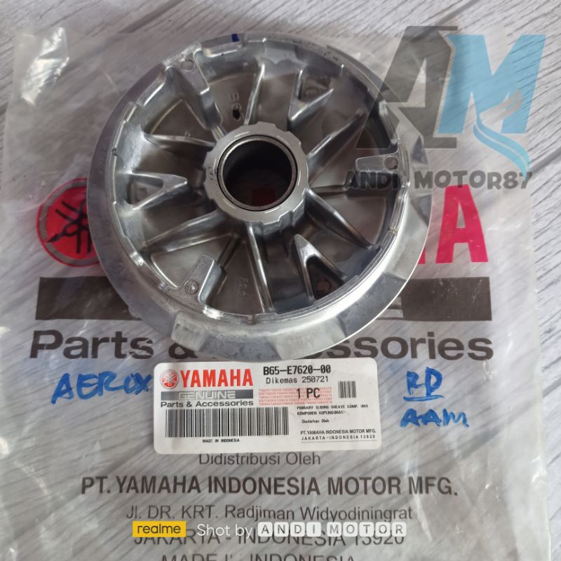Jual B65-E7620-00 PRIMARY SLIDING SHEAVE COMP(B651) Rumah roller roler Yamaha AEROX 155 LEXY ...