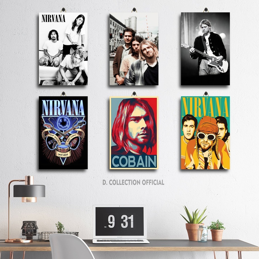 Jual Hiasan Ruangan Grup Band Nirvana 20X30 / D. Collection Official ...